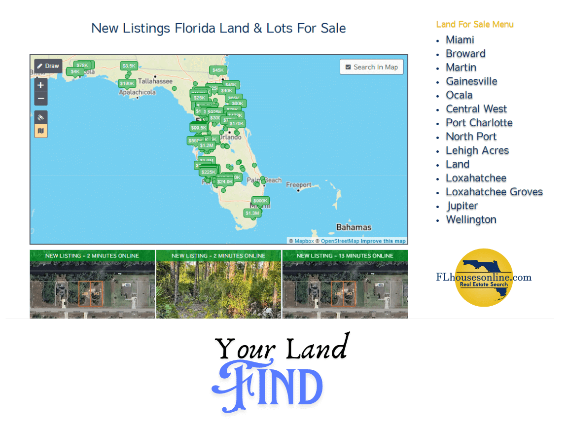 Prime Florida Lot of Land For Sale | Florida Houses